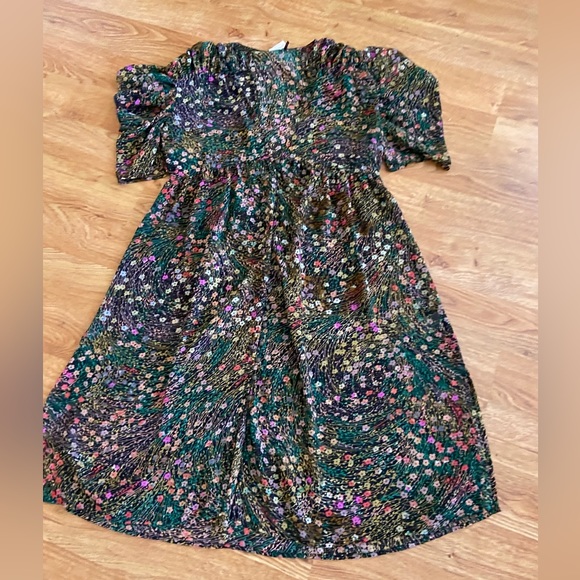 Akemi + Kin | Dresses | Akemi Kin Semi Sheer Floral Dress Xs | Poshmark